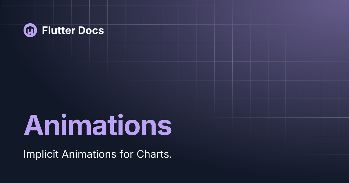 Animations Flutter Docs