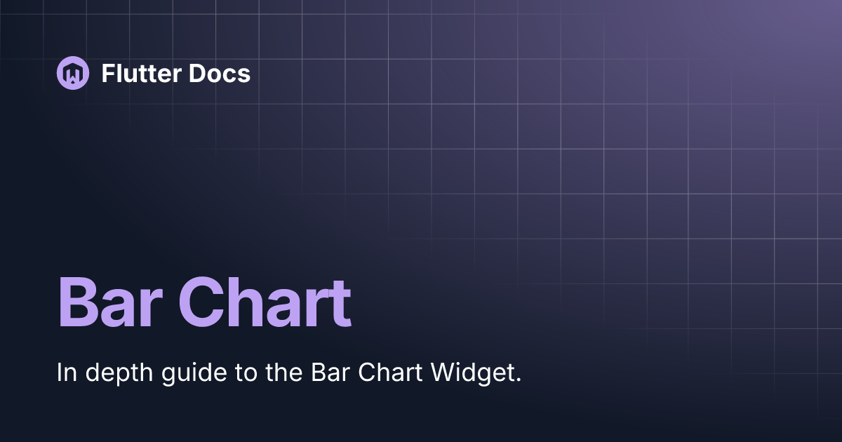 Bar Chart | Flutter Docs